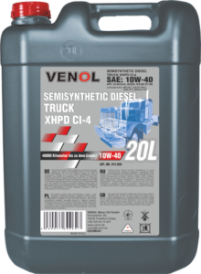VENOL SEMISYNTHETIC DIESEL TRUCK XHPD 10W-40 – Venol Motor Oil
